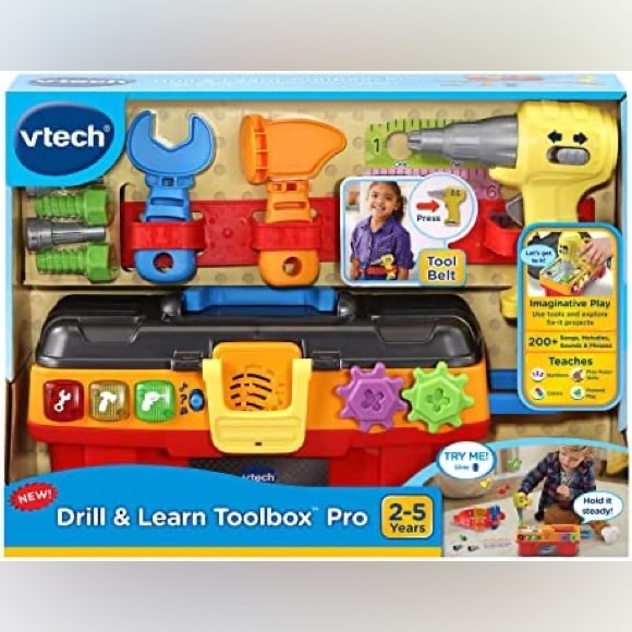 VTech | Toys | Vtech Drill And Learn Toolbox Pro | Poshmark